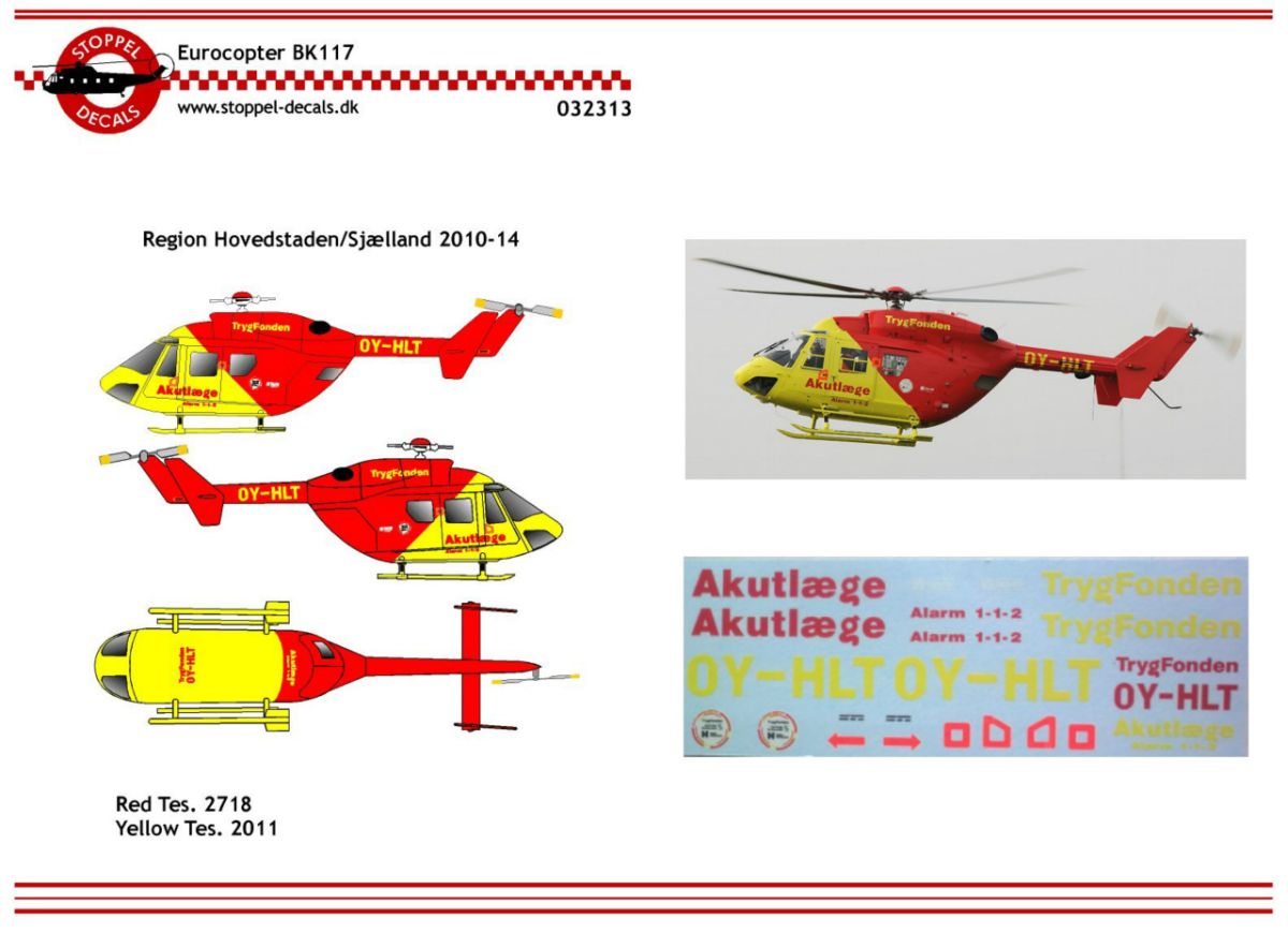 EUROCOPTER BK117 - 1:32 - HobbyPlastik.dk