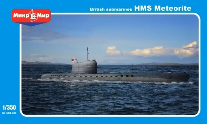 British Submarine HMS Meteorite - 1:350 - HobbyPlastik.dk