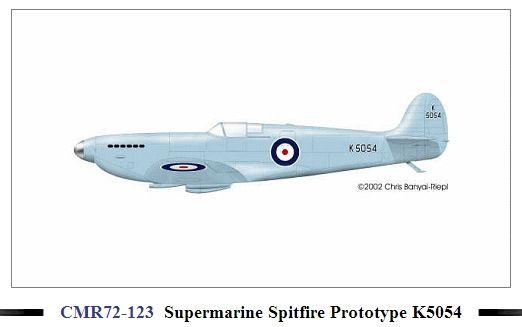 Supermarine Spitfire K5054 - 1:72 - HobbyPlastik.dk