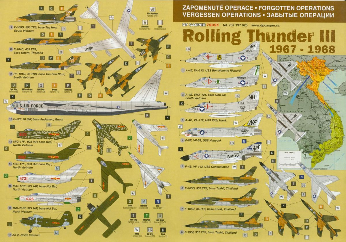 Rolling Thunder III 1967-1968 - DP Casper - HobbyPlastik.dk