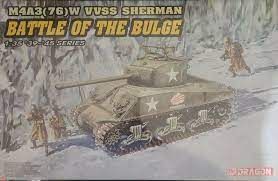 M4A3 (76) W VVSS Sherman Battle of the Bulge - 1:35 - HobbyPlastik.dk