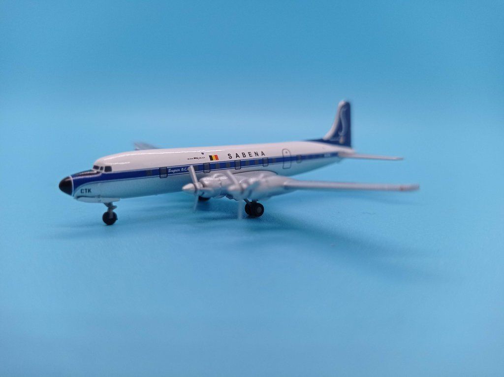 Sabena Douglas DC-6 (Metal 1/500) - 1:500 - HobbyPlastik.dk