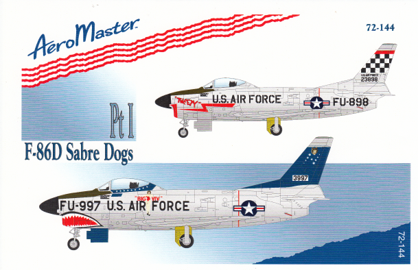 F-86D Sabre Dogs Part I - AeroMaster - HobbyPlastik.dk