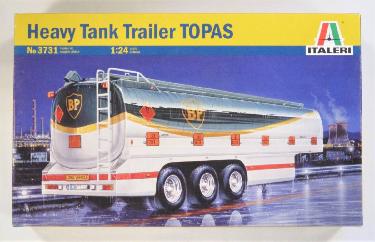 Heavy Tank Trailer Topas - 1:24 - HobbyPlastik.dk