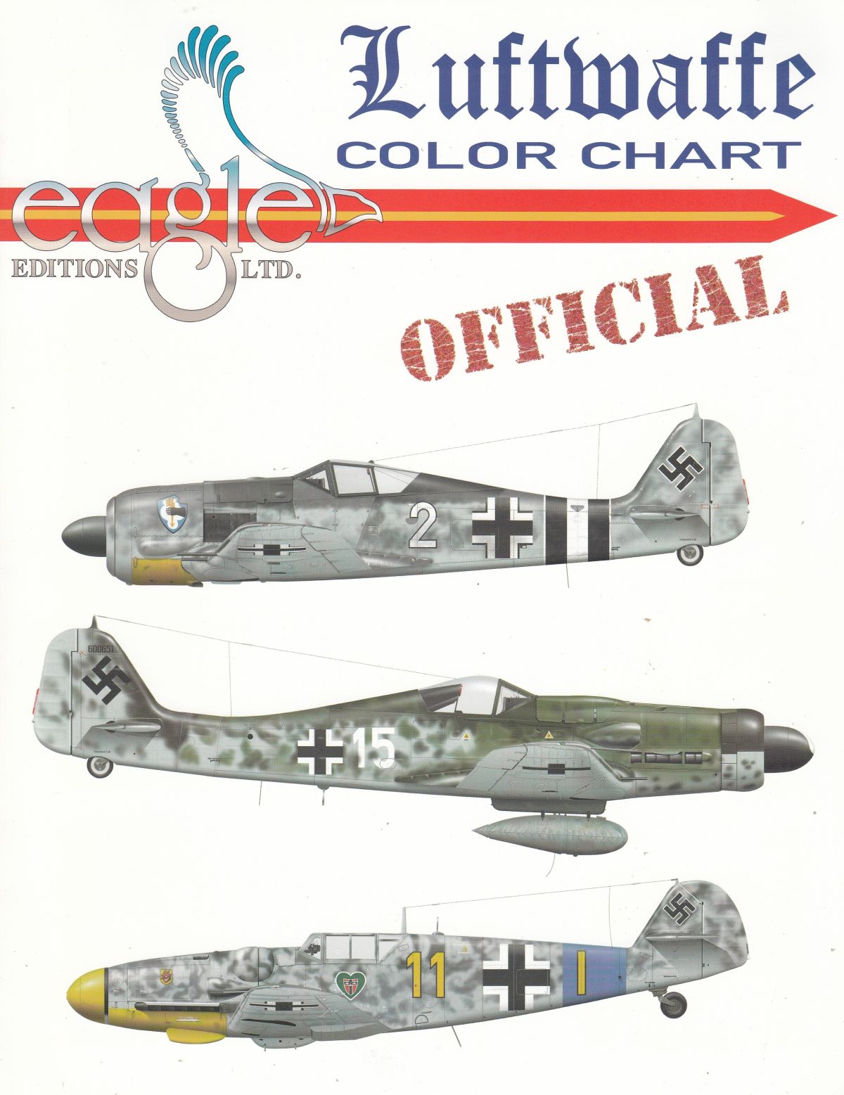 Luftwaffe Color Chart - OFFICIAL - Fly (Aircraft) - HobbyPlastik.dk