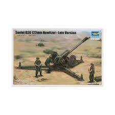 Soviet D30 122mm Howitzer - Late Version - 1:35 - HobbyPlastik.dk