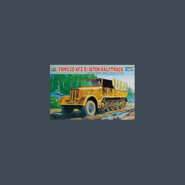 Famo SD.KFZ.9/18 Ton Halftrack - 1:72 - HobbyPlastik.dk
