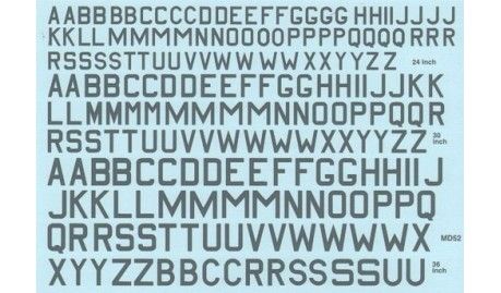 RAF WW2 CODE LETTERS - AeroMaster - HobbyPlastik.dk