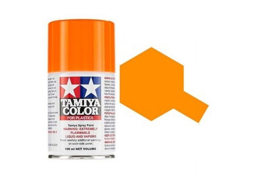 TS-96 Flourecent Orange - Tamiya Color for Plastics - HobbyPlastik.dk